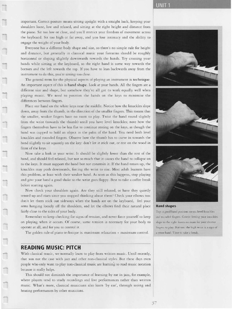 The Piano Handbook - 040 | PDF | Hand | Piano