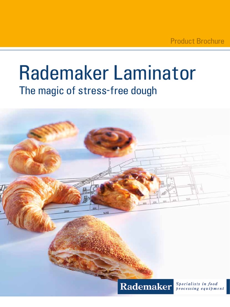 Rademaker Laminator | PDF | Lamination | Food And Drink Preparation