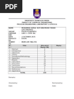 Continuous Distillation Column Lab Report | PDF | Distillation | Process Engineering
