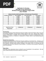 DCI Community Housing Application Form | PDF | Landlord