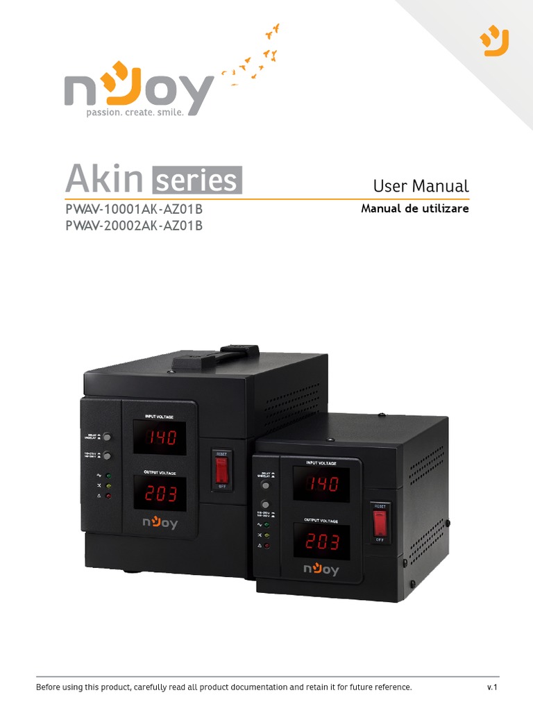 nJoy Akin Series User Manual | PDF