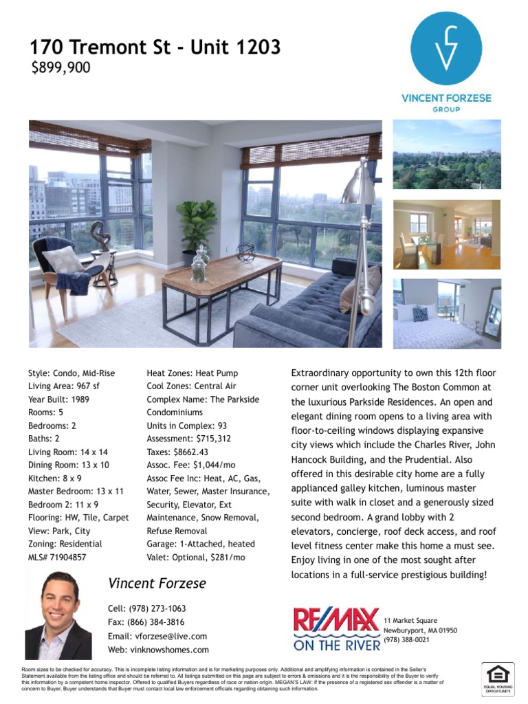 Luxury Condo at 170 Tremont Street | PDF