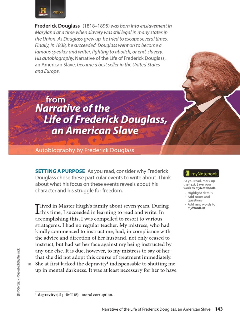 Narrative of Frederick Douglass | PDF | Frederick Douglass | Slavery In ...
