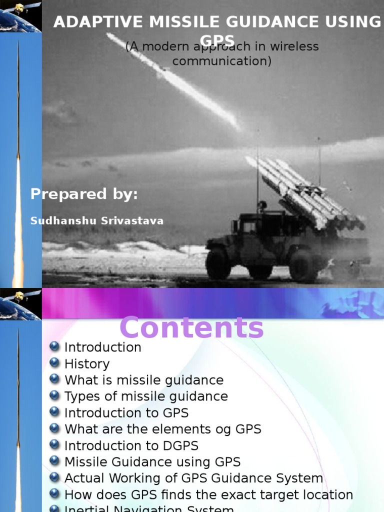 ADAPTIVE MISSILE GUIDANCE GPS | PDF | Inertial Navigation System ...