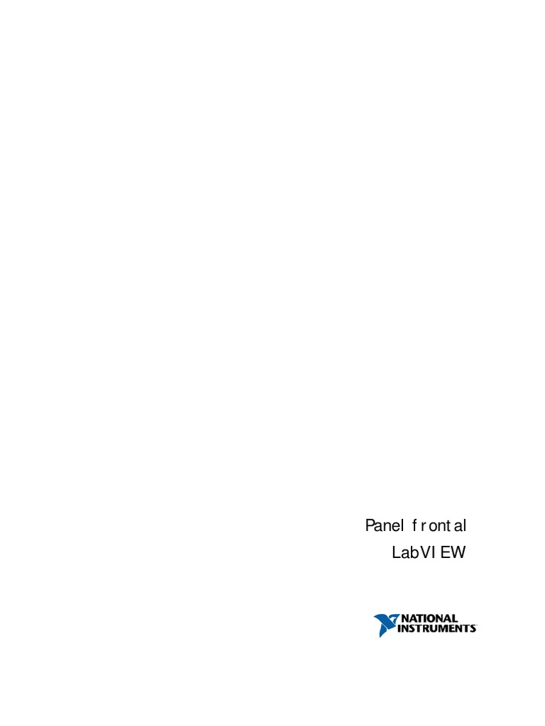 Construcción y Personalización del Panel Frontal en LabVIEW | PDF ...