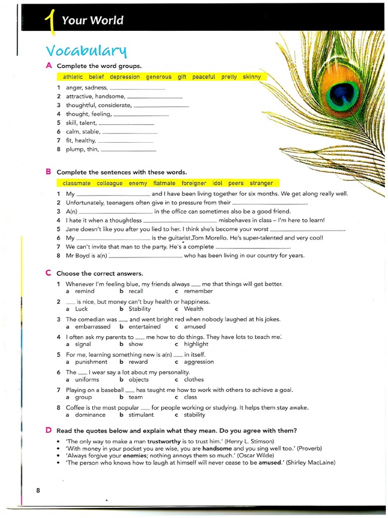 Close-Up B1+ Unit 1 | PDF