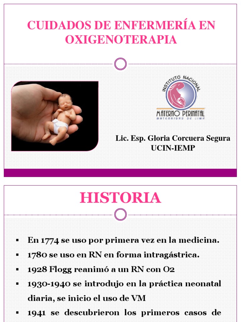 Cuidados de enfermería esenciales en el manejo de la oxigenoterapia en ...