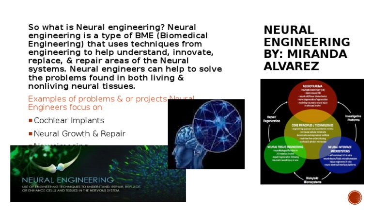 Neural Engineering Overview & Applications | PDF | Science & Mathematics