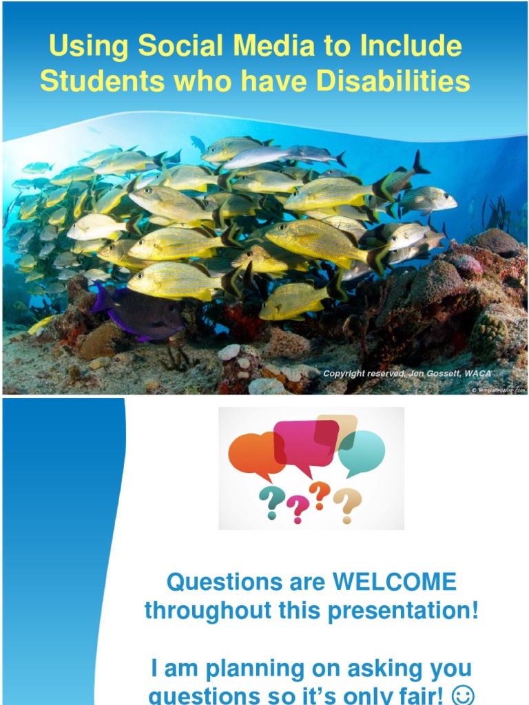 Social Media Strategies for Disabled Students | PDF