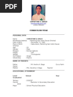 Curriculum Vitae | PDF | Tagalog Language | Philippines