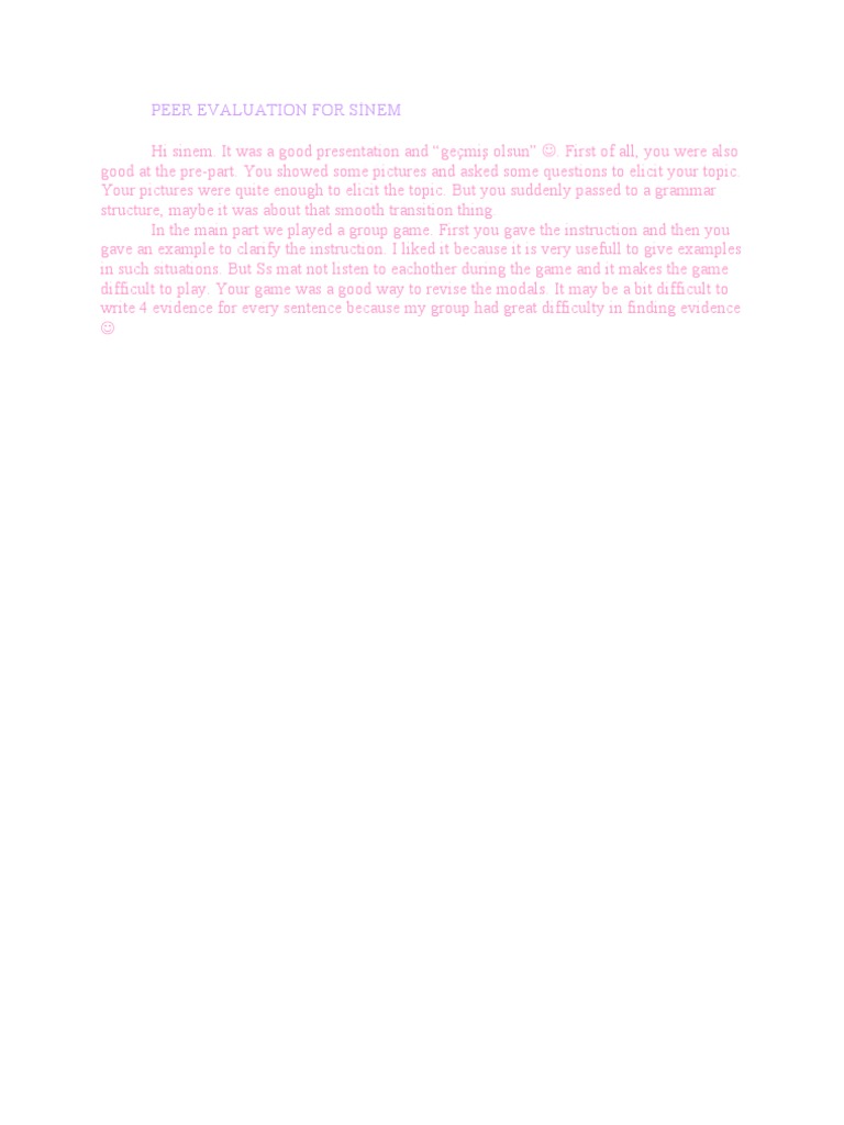 Reflection For Sinem | PDF | Cognitive Science | Behavior Modification