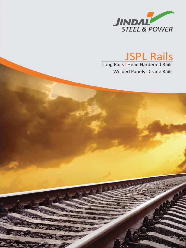 JSPL Rail Brochure | PDF | Steelmaking | Track (Rail Transport)