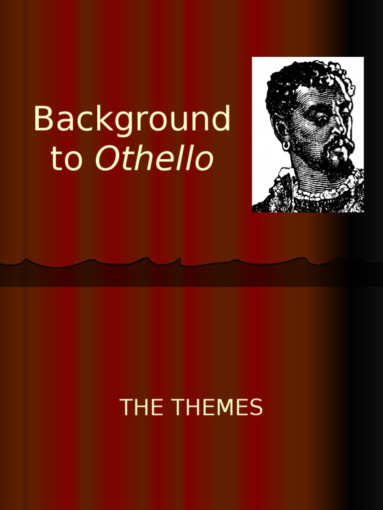 Othello Powerpoint Pdf Othello Iago