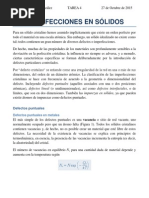 Defectos Frenkel y Schottky en Cerámicos | PDF | Ciencia y matemáticas