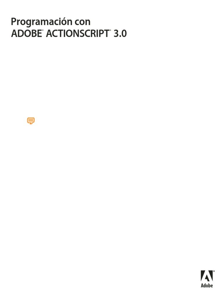 Programación Con Adobe Action Script 3.0 (Oficial) | PDF