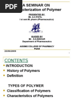 Polymer PPT Final | PDF | Polymerization | Polymers