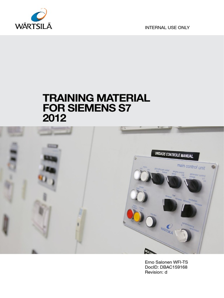Training Material For Siemens S7 2012 | PDF | Internet Protocols ...