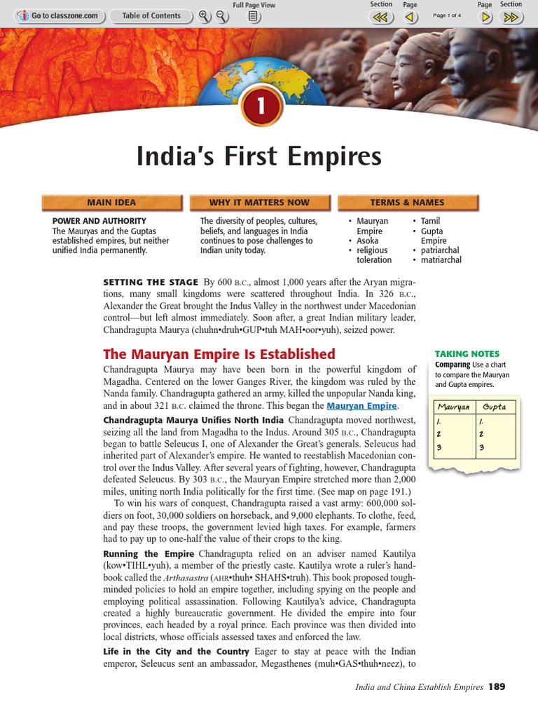 Mauryan and Gupta Empires Overview | PDF | Ashoka | Jainism