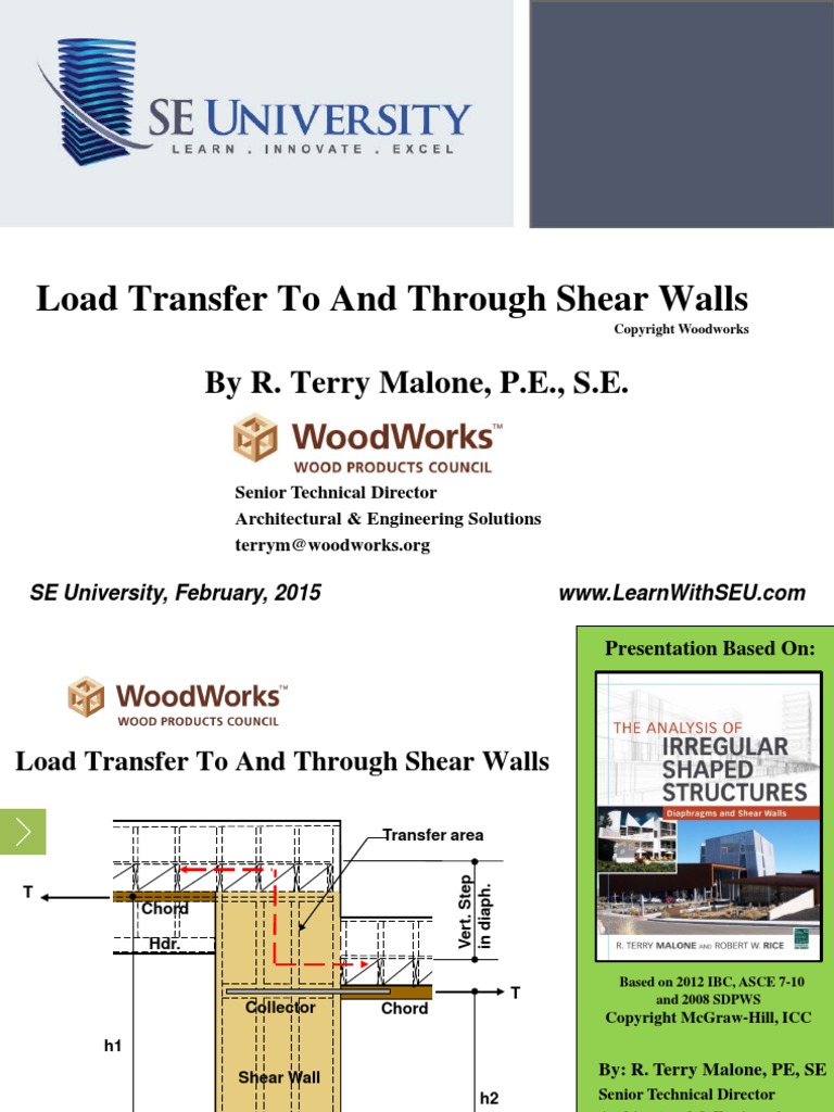 2015.02.11 - Load Transfer To and Through Shear Walls | PDF | Truss ...