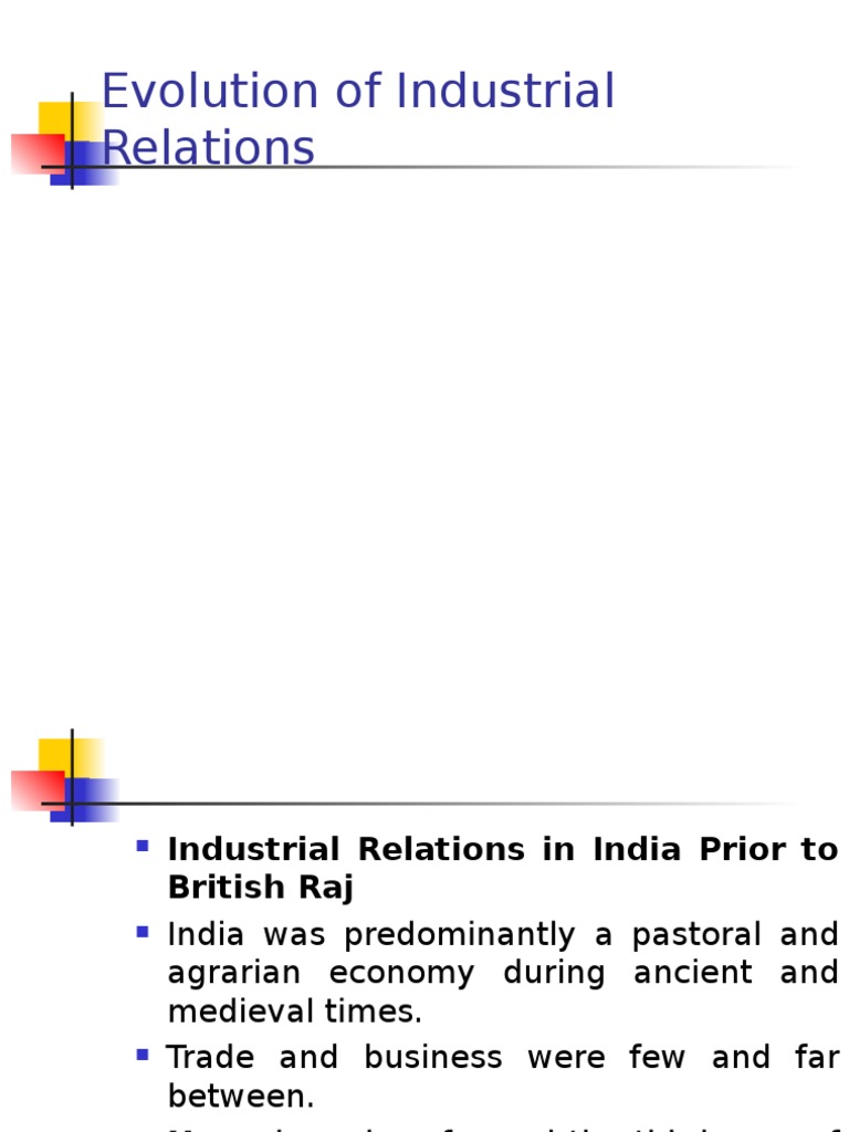 Evolution of Industrial Relations | PDF | Industrial Relations | Trade ...