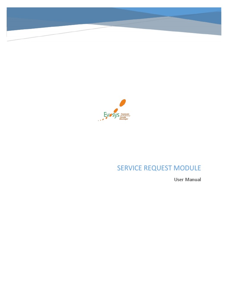 Service Request User Guide | PDF | Digital Technology | Cyberspace
