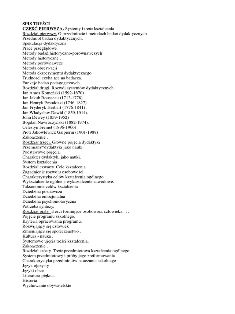 Okoń - Wprowadzenie Do Dydaktyki Ogólnej | PDF