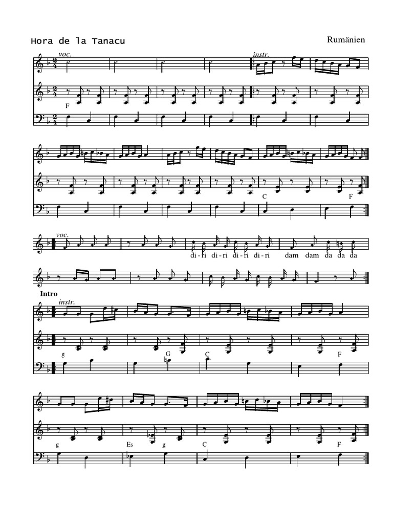 HORA TANACU Hora de La Tanacu | PDF