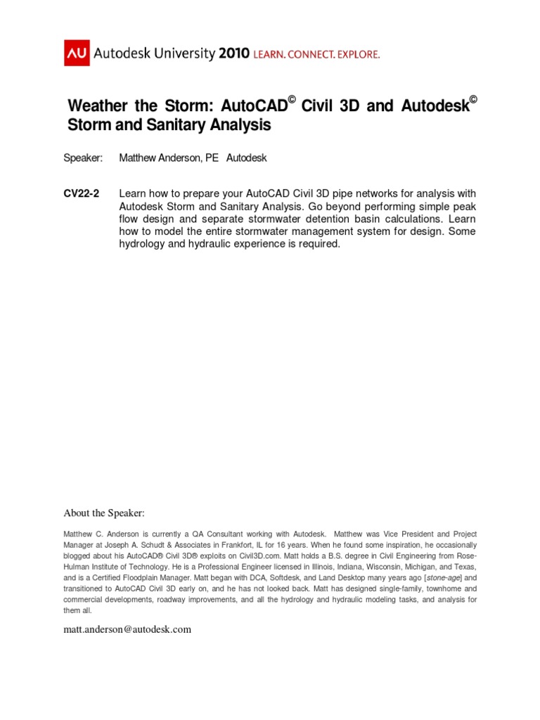 Civil 3d | PDF | Fluid Dynamics | Hydrology