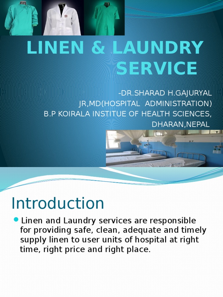 Hospital Linen and Laundry Management | PDF | Washing Machine | Laundry