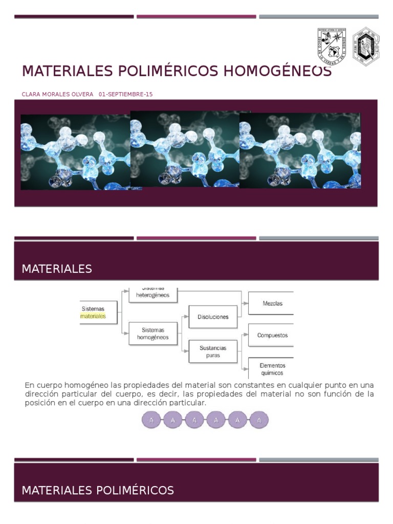 Materiales Poliméricos Homogéneos | PDF | Polímeros | Reología