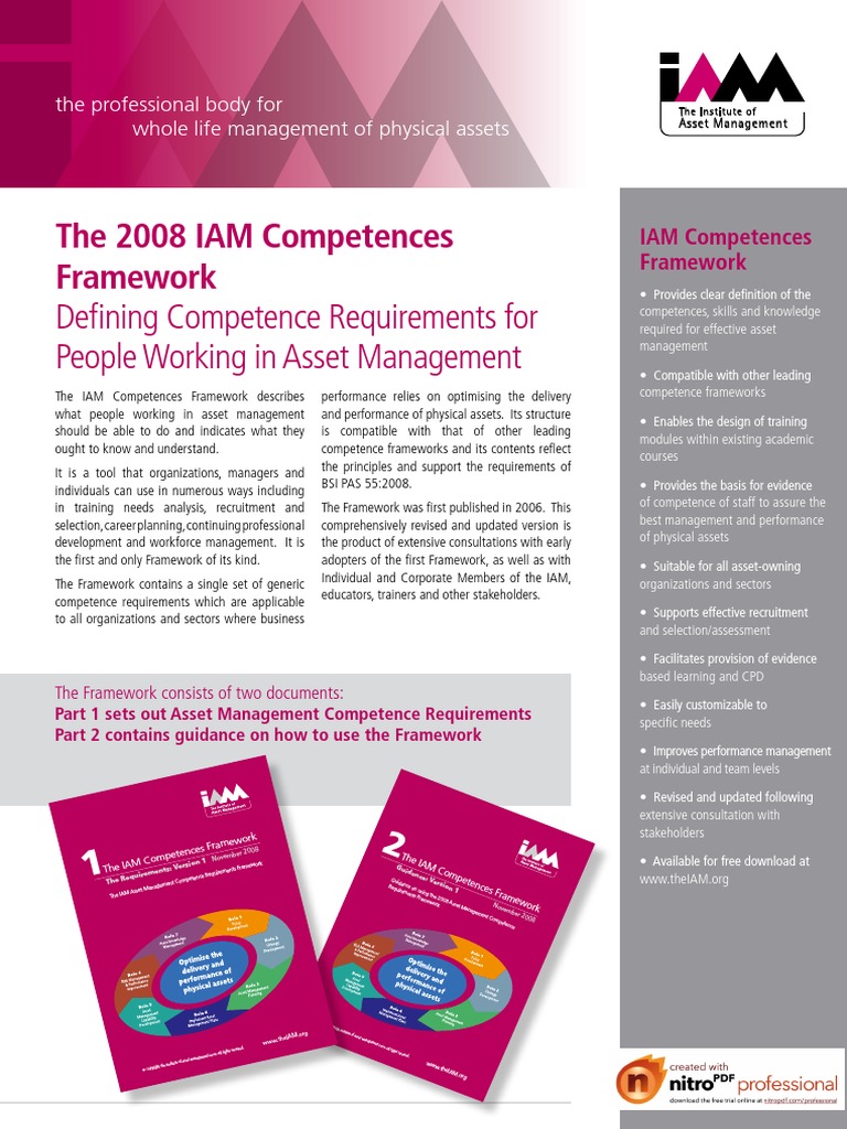 The 2008 IAM Competences Framework: Defining Competence Requirements ...