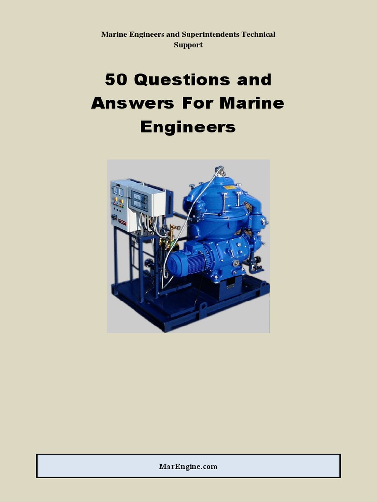 Marine Engineering Exam Q&A Guide | PDF | Pump | Boiler