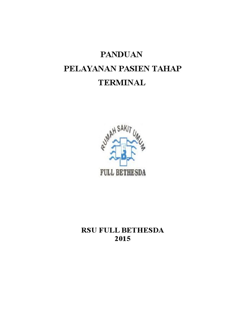 Panduan Pelayanan Pasien Tahap Terminal | PDF