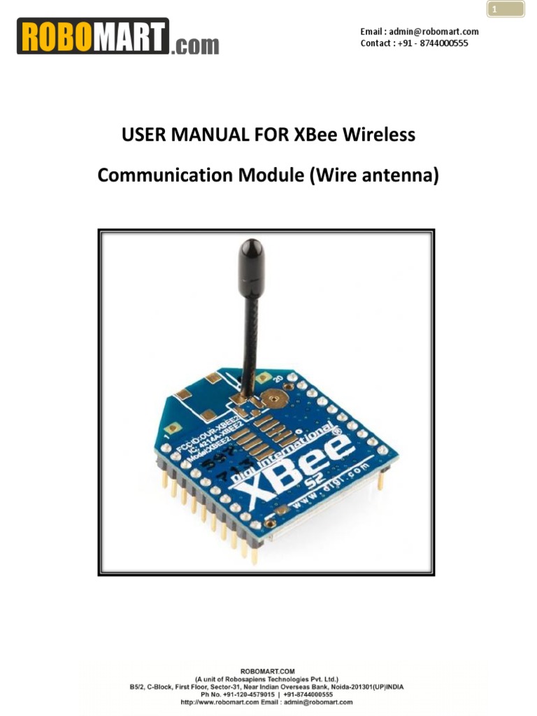 User Manual XBEE | PDF | Tab (Gui) | Personal Computers
