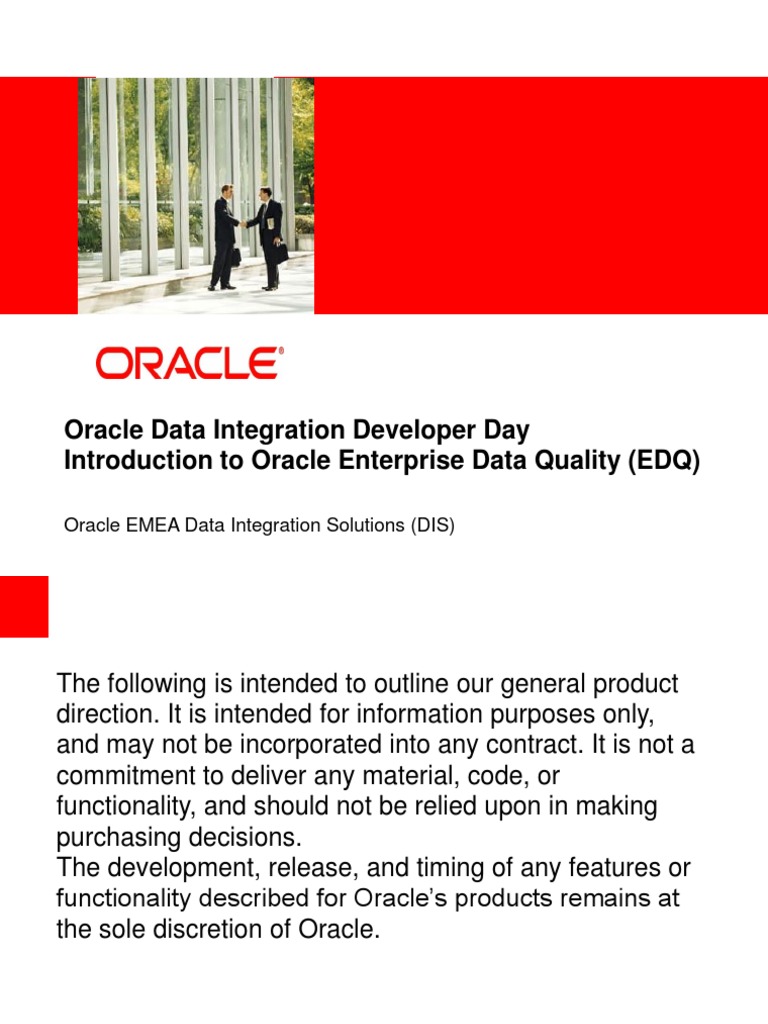 Oracle Data Integration Developer Day Introduction To Oracle Enterprise ...