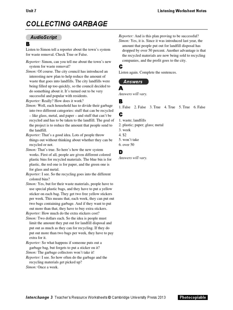 Garbage Disposal PDF | PDF | Recycling | Waste Management