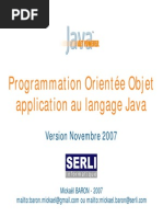 Cours de Java Complet | PDF | Structure de contrôle | Java (Langage de programmation)
