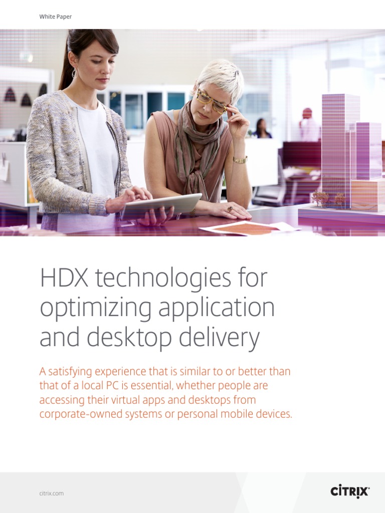Citrix HDX Technologies PDF | PDF | Citrix Systems | Graphics ...