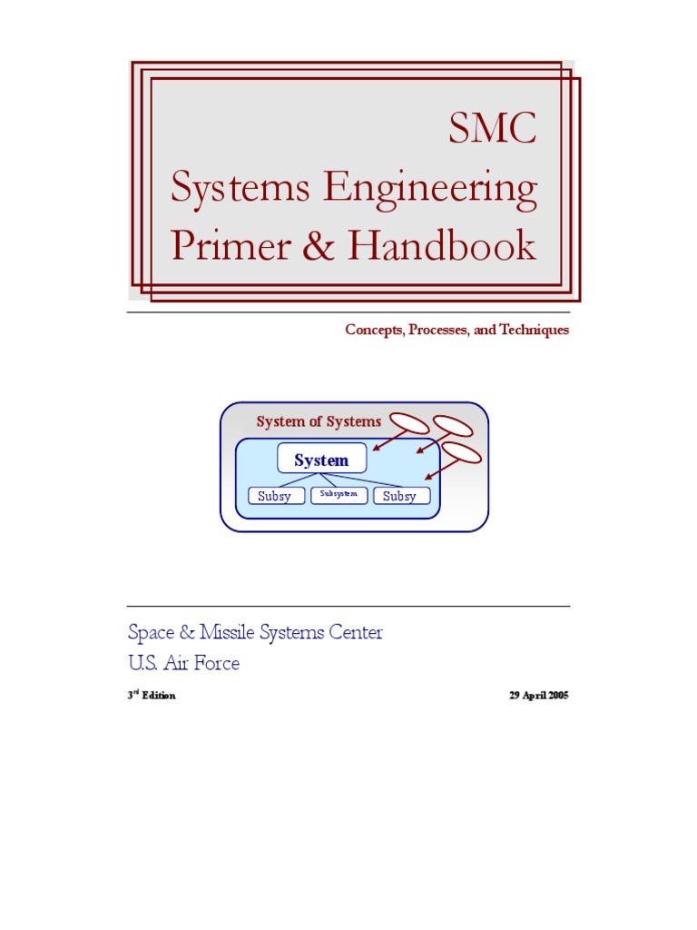 SMC SE Primer4-05 | PDF | Systems Engineering | Reliability Engineering