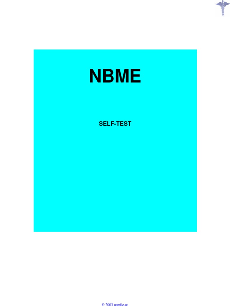 NBME Self Test | PDF