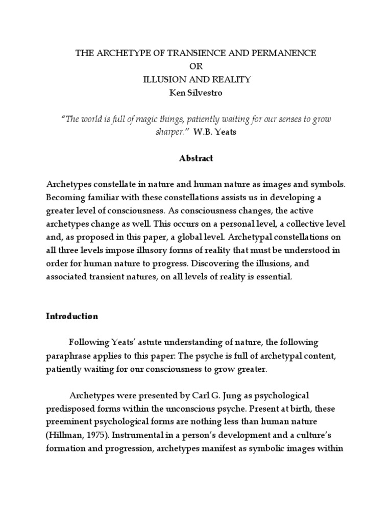 Transience and Permanence | PDF | Mythology | Reality