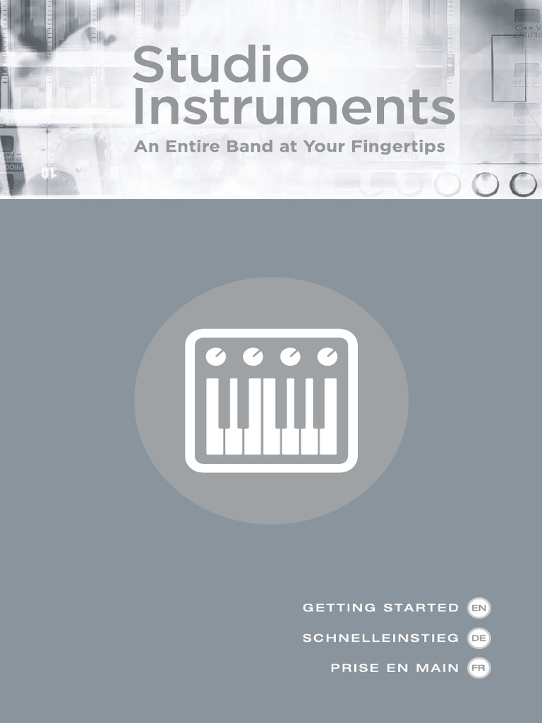 Cakewalk Studio Instruments Booklet | PDF