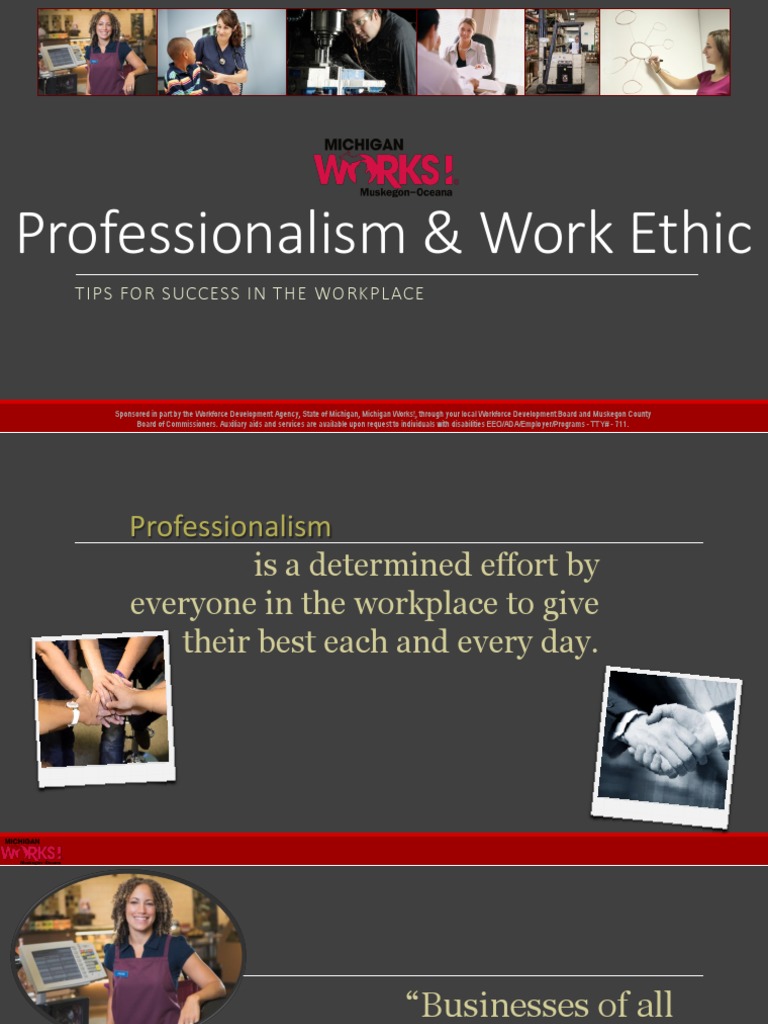 Professionalism Work Ethic | Download Free PDF | Employment | Communication
