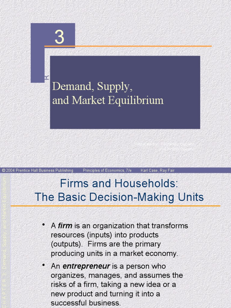 Demand Supply And Market Equilibrium Pdf Supply Economics