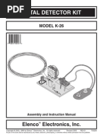 Metal Detector MICRONTA 4003 | PDF | Metal Detector | Inductor