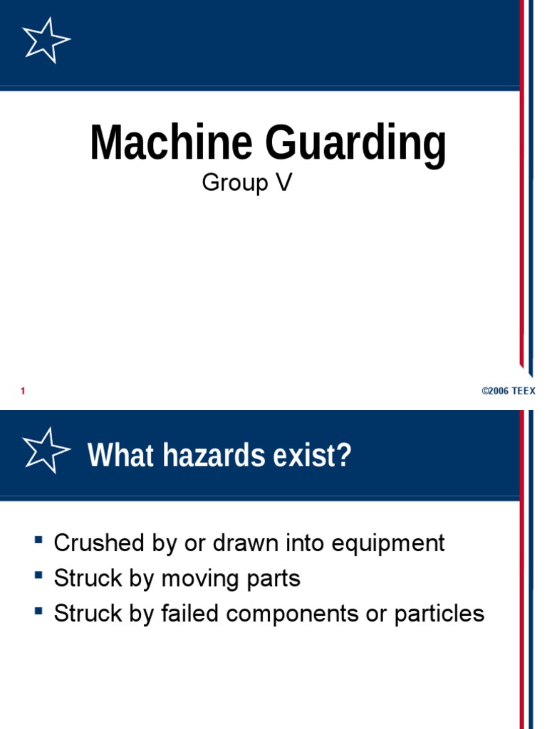 Machine Guarding | PDF | Machines | Machine (Mechanical)
