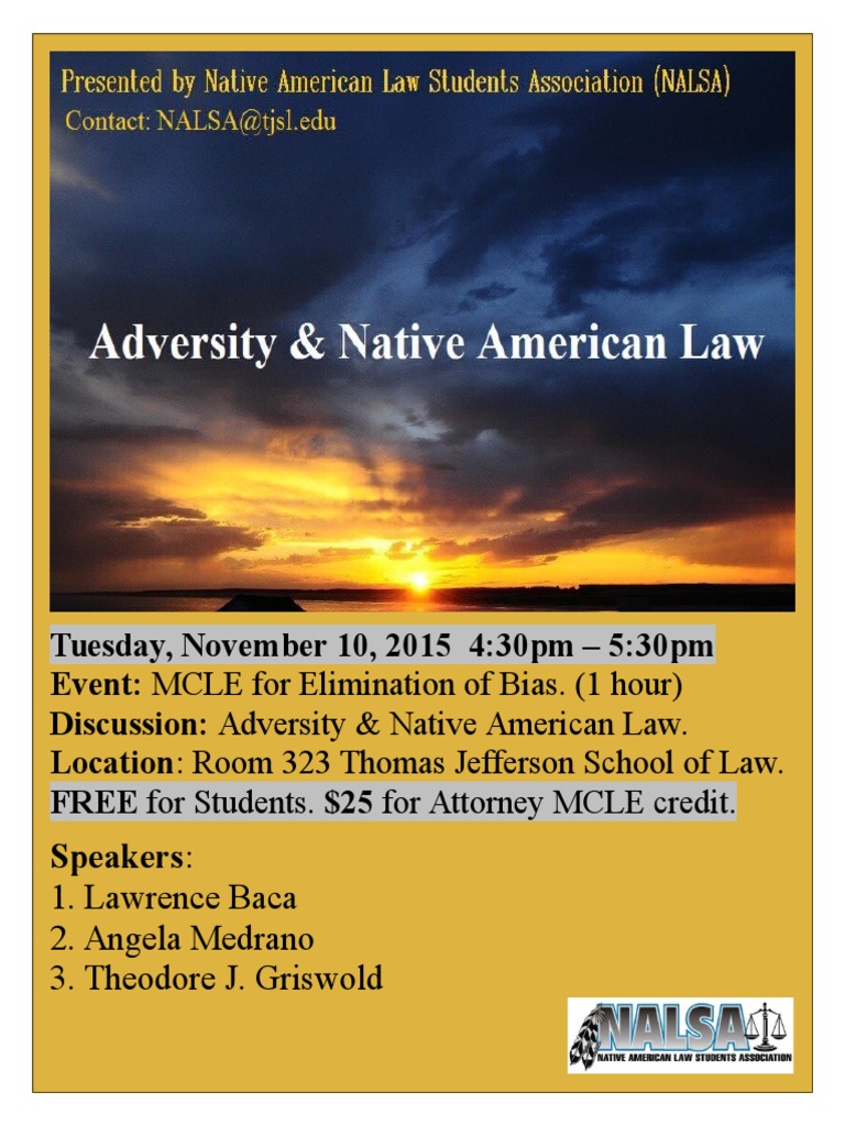 Elimination of Bias in Native American Law | PDF
