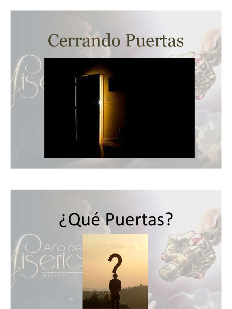 Cerrando Puertas | PDF | Fe | Cristo (título)