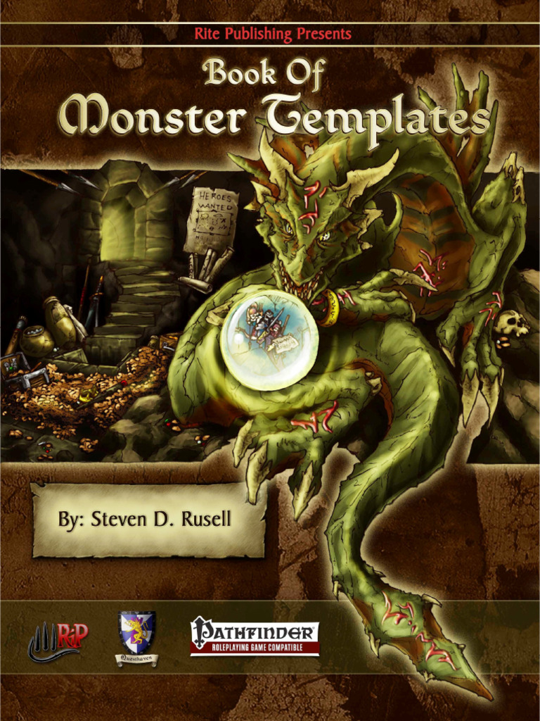 Pathfinder - Book of Monster Templates (OCR) | PDF | D20 System | Games ...