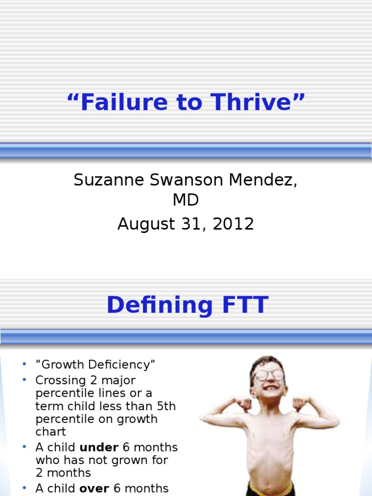 Failure To Thrive | PDF | Wic | Medicine